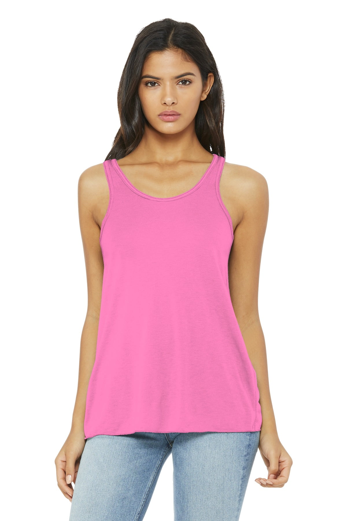 BELLA + CANVAS Womens Women's Flowy Racerback Tank - Walmart.com