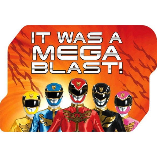 Power Rangers 'Mega Force' Thank You Note Set w/ Envelopes (8ct ...
