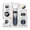 Hair Clipper Electric Barber Hair Trimmers for Men Adults Kids Cordless ...