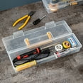 Clear Plastic Tool Storage Box With Handle For Hardware Accessories ...