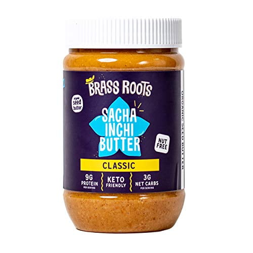 Brass Roots Organic Sacha Inchi Seed Butter | Classic, 16 Oz, 1 Jar ...