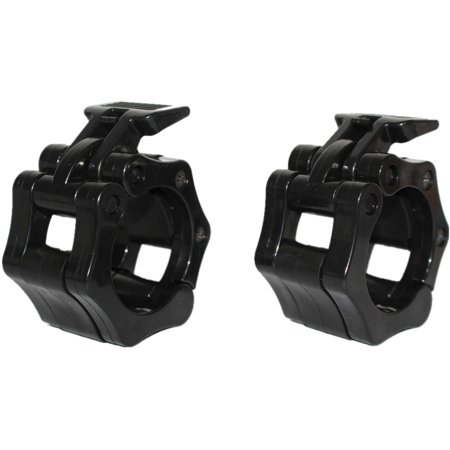 2 Inch Olympic Barbell Lock Collar Clamps, Quick Release Safety Bar ...