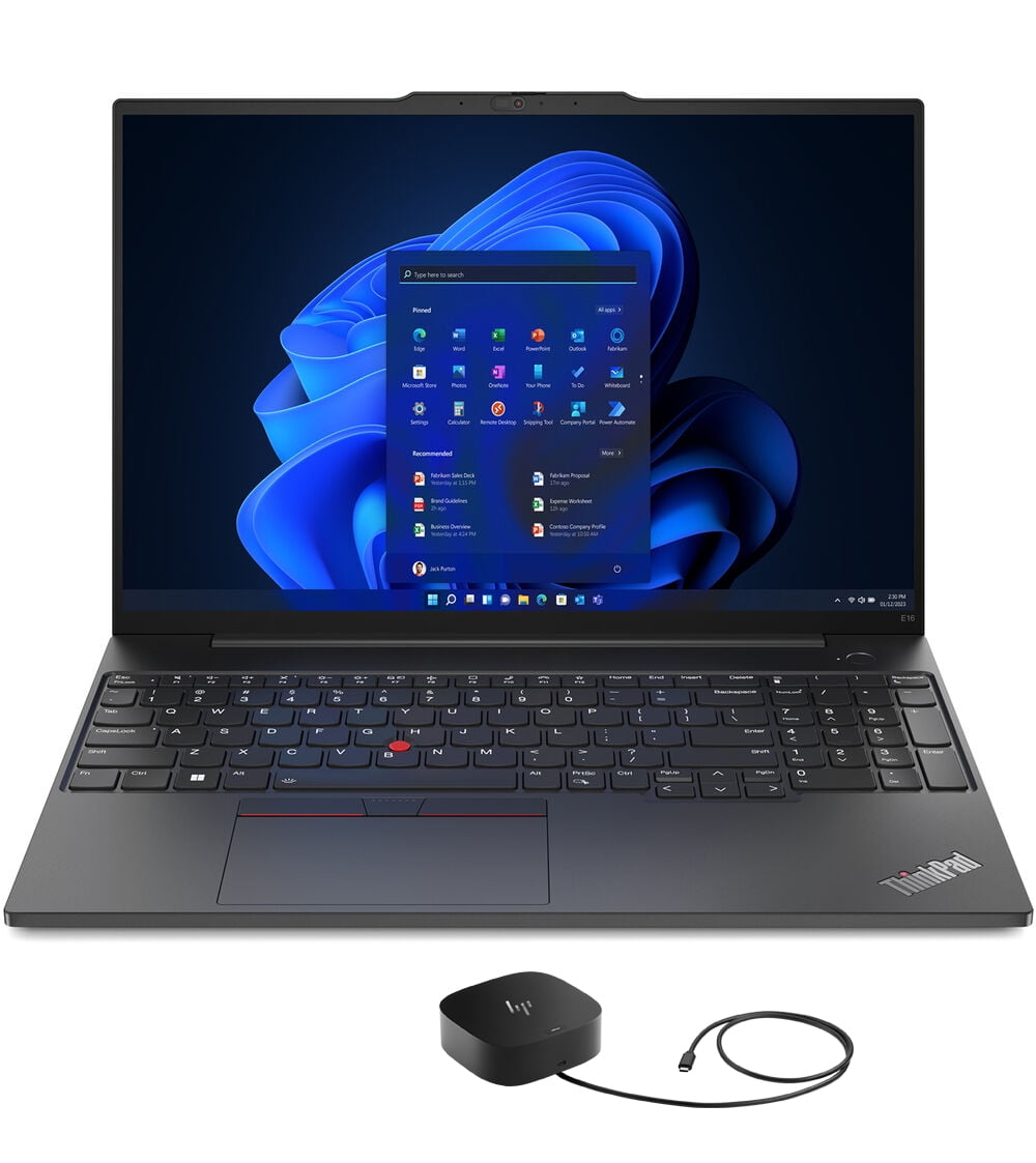 Lenovo ThinkPad E16 Gen 1 Home/Business Laptop (AMD Ryzen 5 7530U 6 ...