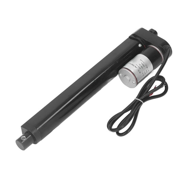 Actuador lineal eléctrico negro IP65 1000N Motor de engranajes metálicos Actuador lineal para ...