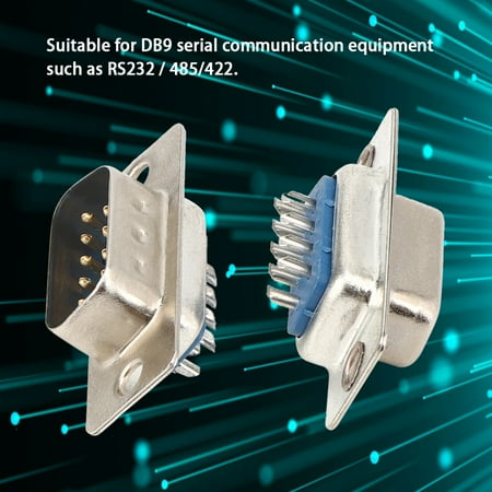 ANGGREK Projector Accessory,40PCs RS232 Connector DB9 Core Female Blue ...