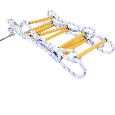 Outdoor Rope Ladders Rope Ladder Fire Escape Ladder 2-9 Storey Portable ...