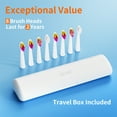 Seago Sonic Electric Toothbrush SG-507, Adult, 1USB charging cable,8 ...