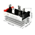 QLF5010 1000V 50A Single Phase Aluminum Heatsink Bridge Rectifier Diode ...