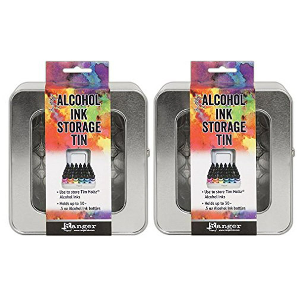 Tim Holtz Alcohol Ink Storage Tins - Pack of Two Tins - Walmart.com ...