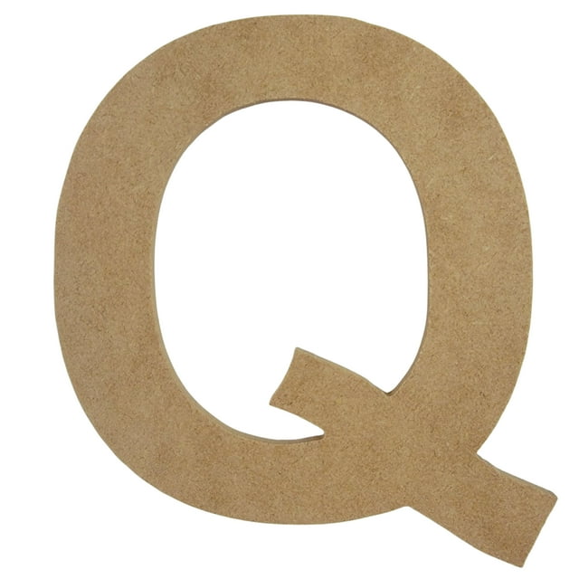 Wooden Letter Unfinished, Arial Font, Craft Cutout - Walmart.com