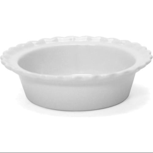 Chantal Bakeware: Set of 4 Classic Pie Dishes (Ceramic) - 5" White ...
