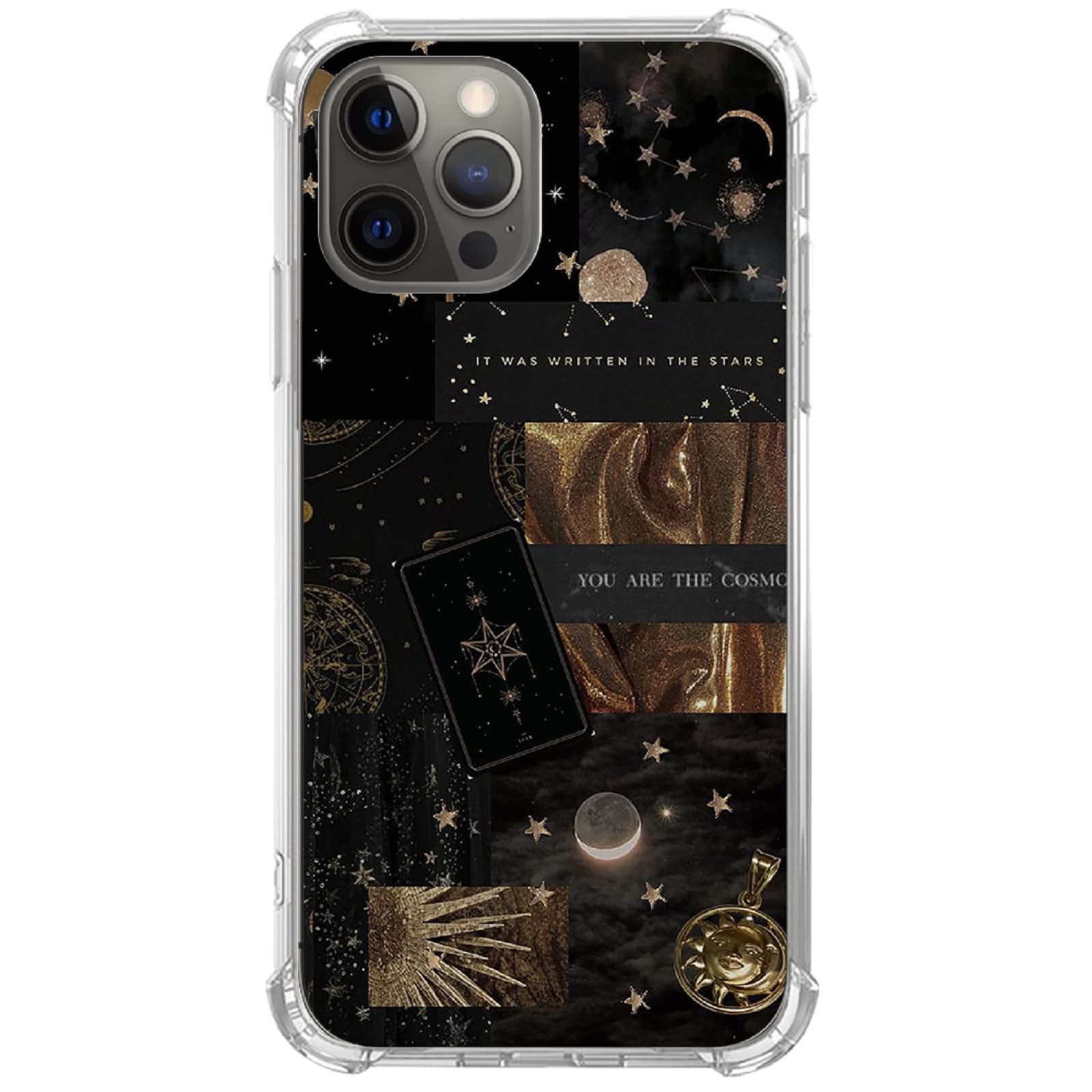 Zodiac Cosmos Case for iPhone 14 Pro,Aesthetic Art Design TPU Bumper ...