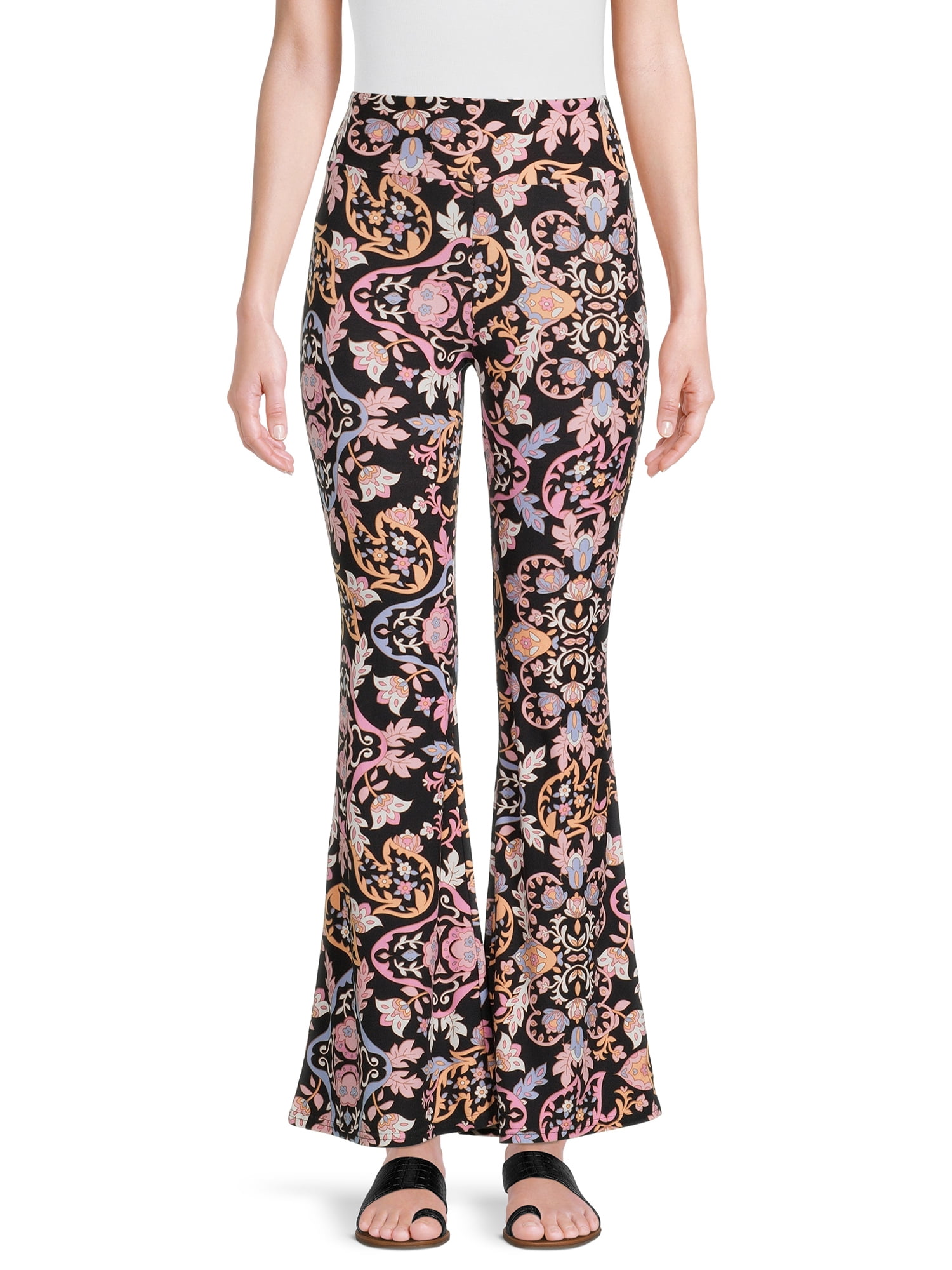 No Boundaries Juniors Flare Pants, Sizes S-XXXL - Walmart.com