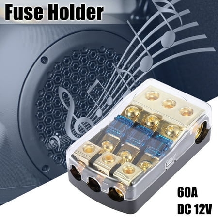Vehicle Fuse Holder Auto Fuse Distribution Block 60 Amp Fusible Support ...
