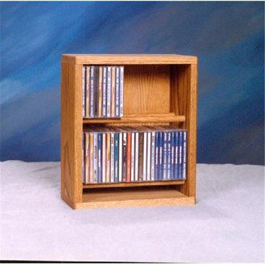 Wood Shed 301 Solid Oak 3 Row Dowel CD Rack - Walmart.com