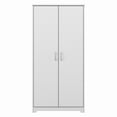 Bush Furniture Cabot Kitchen Pantry Cabinet in Linen White Oak ...