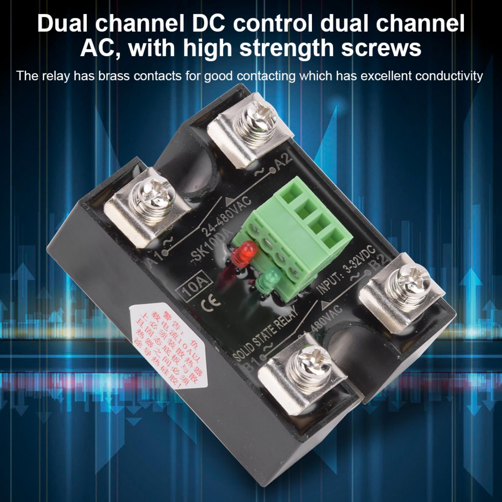 Corriente de control DE 3-32VDC 24-480AC Menor o Igual A 20 Ma Berm DC ...