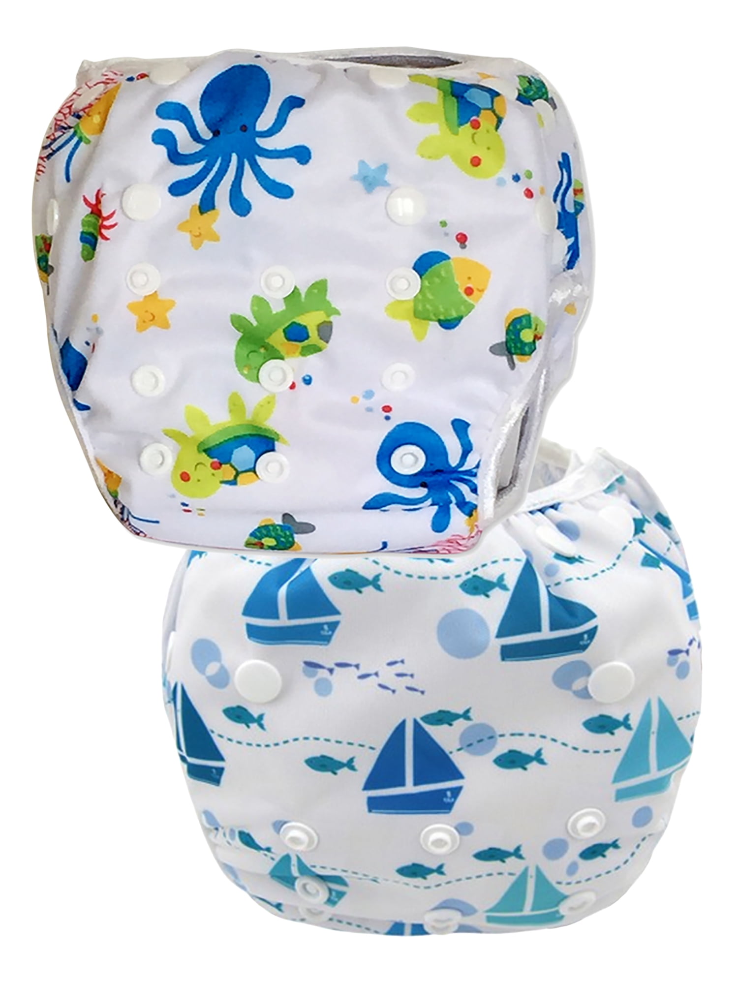 2 Pack Leakproof Reusable Swim Diapers, 0 to 2 years - Walmart.com