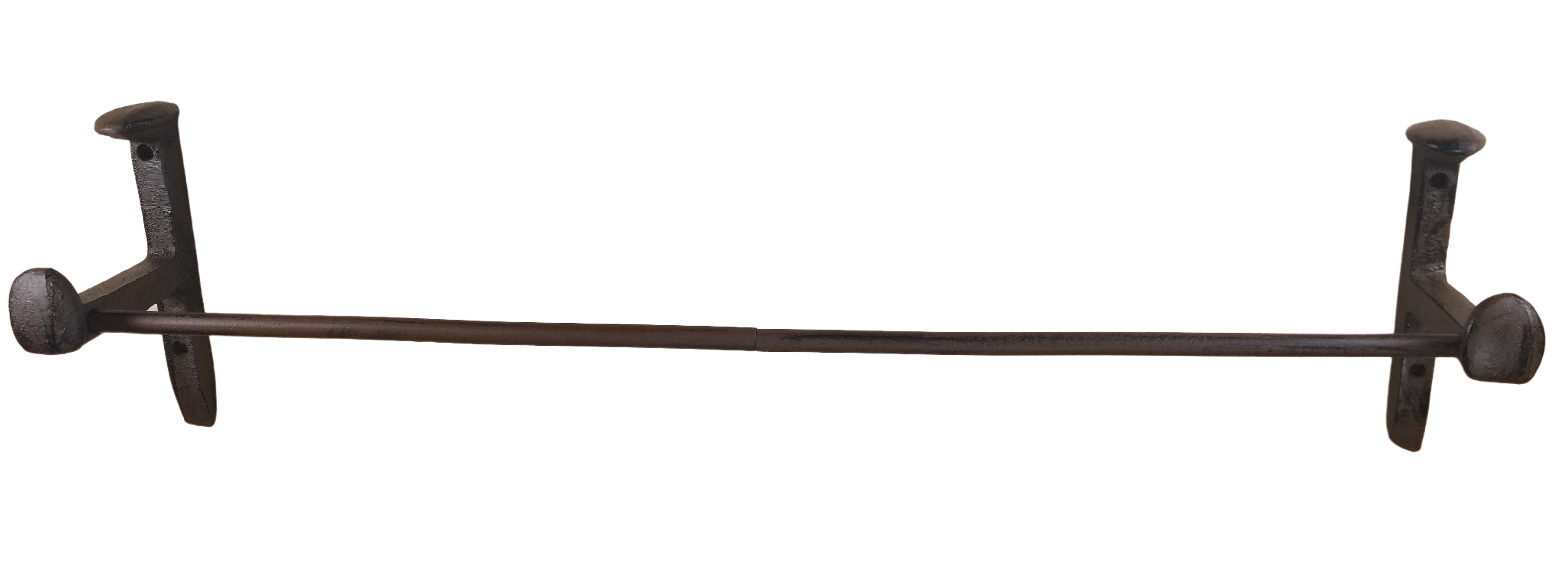 Heavy Cast Iron Railroad Spike 24" Towel Bar Brown - Walmart.com