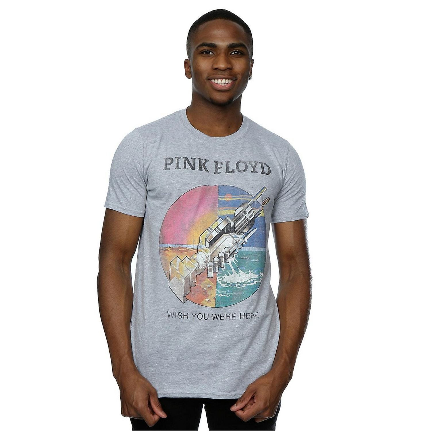 Click here for Pink Floyd Mens Wish You Were Here Heather T-Shirt... prices
