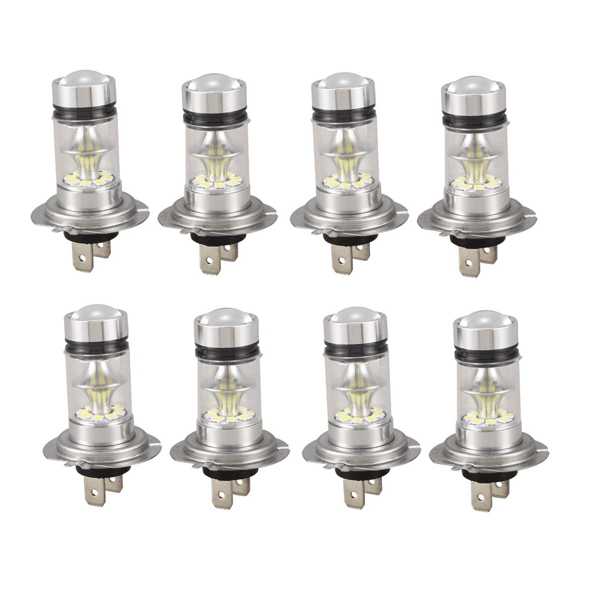 Click here for Unbranded 4 Pair High Power Led H7 Bulb 100w 20led... prices