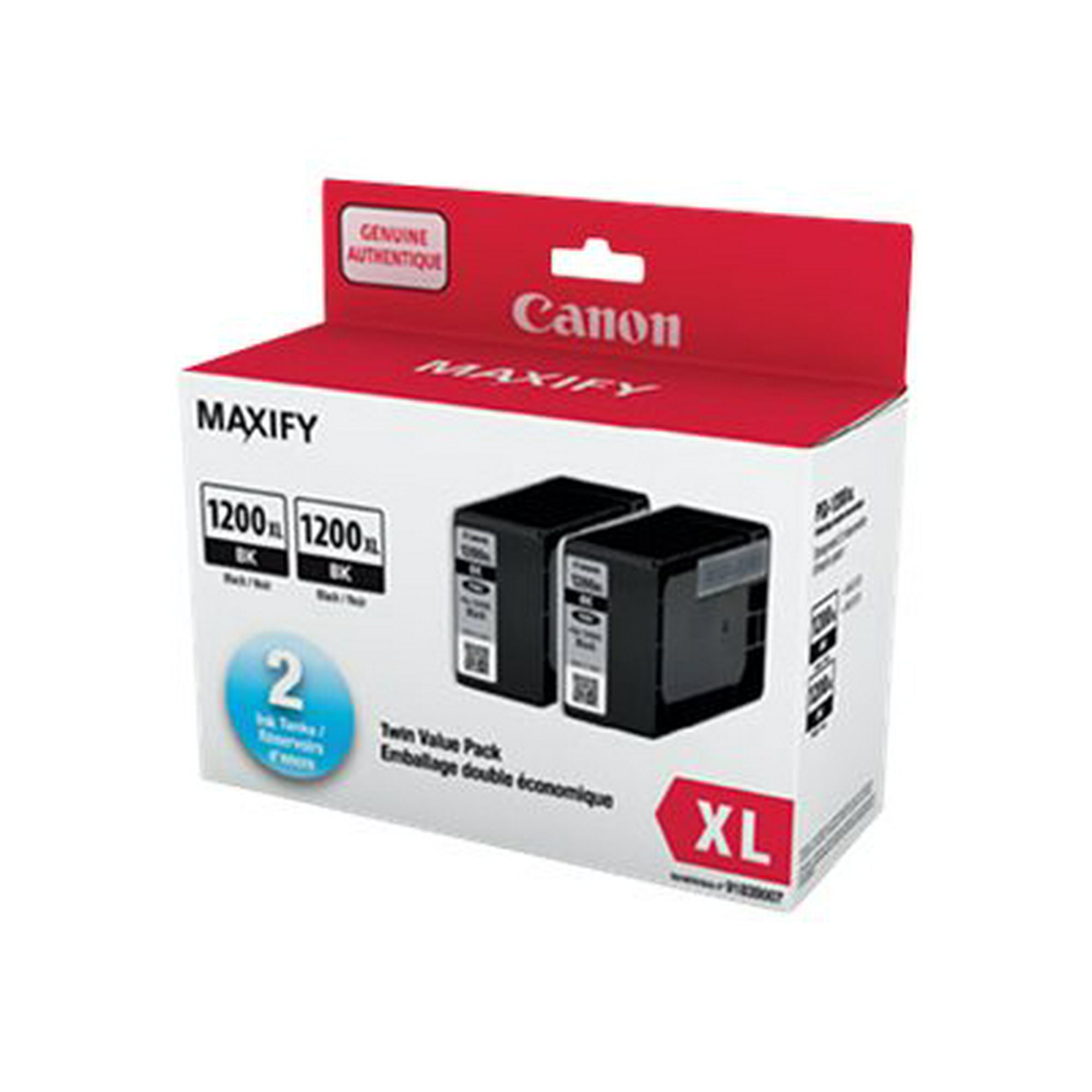 Click here for Canon Pgi-1200xl Bk Twin Pack - 2-Pack - High Yiel... prices