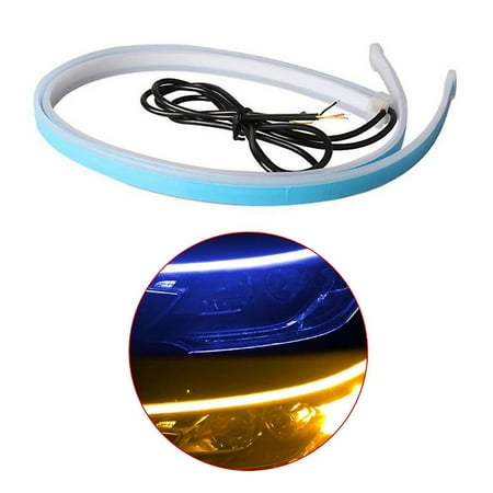 Car Headlight Tube Led Daytime Running Light Strip Turn Signal ...