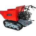 XtremepowerUS Track Barrow, 1100lb Loading Capacity, 6.5HP Kohler, Gas ...