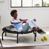 JumpSport 430 Fitness Trampoline, 44-Inch In-Home Rebounder with Bungee ...