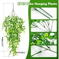 2 count Artificial - Likelife Faux Ivy Vine with Bushy Effect Leaves ...