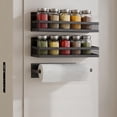 3/5 Pcs Magnetic Refrigerator Organizer Set, Hole-Free Magnetic Spice ...