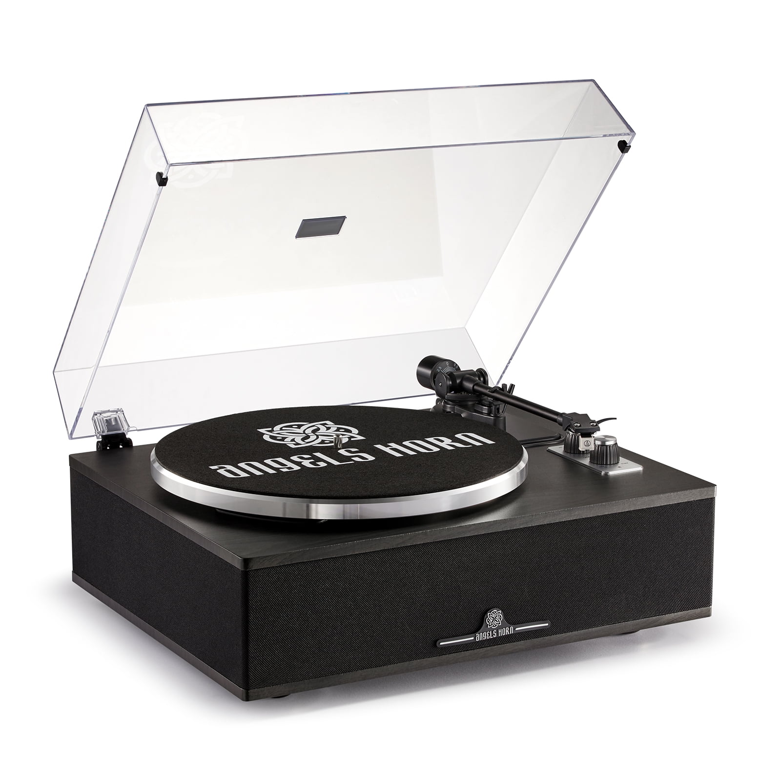 ANGELS HORN H019 Bluetooth Turntable, Hi-Fi Vinyl Record Player with Built-In Speakers - Walmart.com