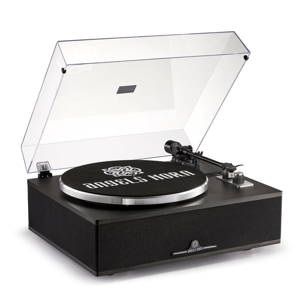 ANGELS HORN H019 Bluetooth Turntable, Hi-Fi Vinyl Record Player with ...