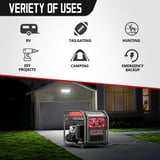 PowerSmart 4400-Watt RV Ready Open Frame Inverter Gas Generator for ...
