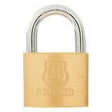 Brinks, Solid Brass, 40mm Keyed Padlock with 7/8in Shackle - Walmart.com