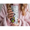 20oz Skinny Tumbler Wrap PNG | Retro Pop Art Cartoon Dog | Good Vibes ...