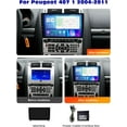 Android 12 Car Radio Multimedia Player 9'' Car Stereo for Peugeot 407 1 ...