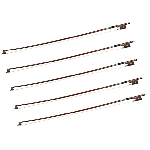 5 Pieces 1/8 Violin Bow String Instrument Accessory CUTICAT Arco de ...