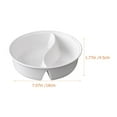 Food Divided Bowl Ceramic Mixing Bowls with Lids White - Walmart.com