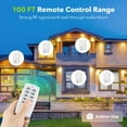 Mini Wireless Remote Control Outlet Switch Power Plug in for Household ...