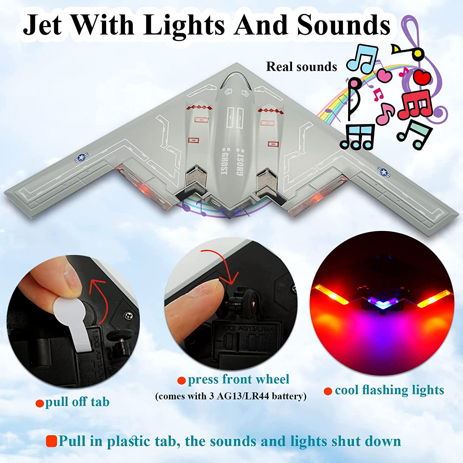 Stealth Bomber Lights