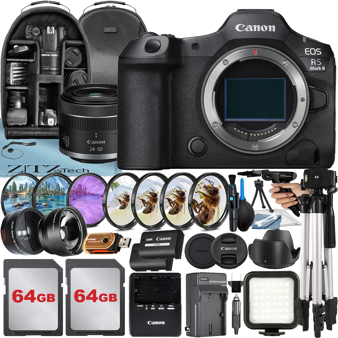Click here for Canon Eos R5 Mark Ii Mirrorless Camera With Rf 24-... prices