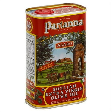 Partanna Extra Virgin Olive Oil, 101oz Tin - Walmart.com