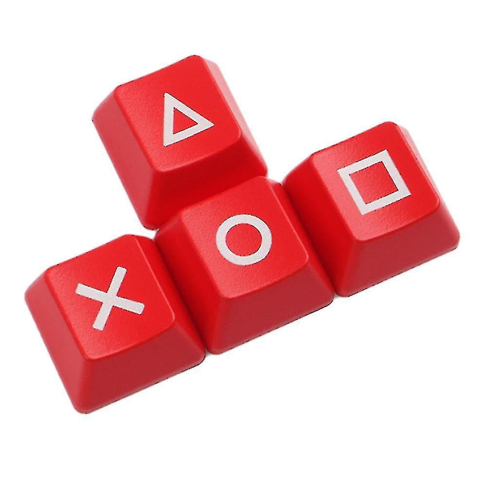 Teclas tapa arriba abajo, tecla Pbt mecánica Ps4 botón clave-rojo ...
