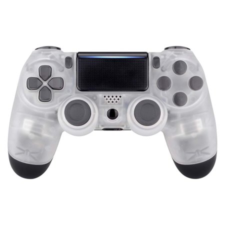 eXtremeRate Foggy Clear Faceplate Cover, Soft Touch Front Housing Shell ...