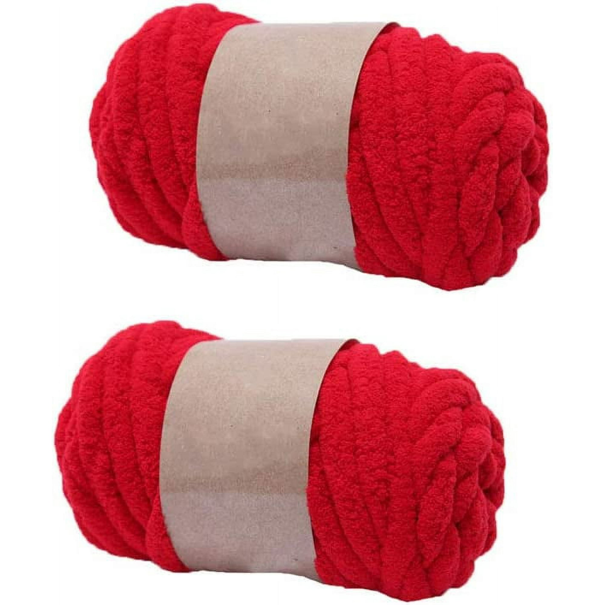 Click here for Oruyrop 2-Pack Bulky Super Chunky Chenille Yarn Ar... prices