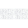 2pcs Self Adhesive Number Stickers Reflective Decals Mailbox Number ...
