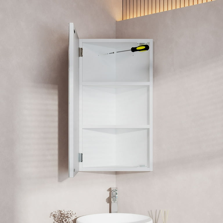 Bathroom corner medicine cabinet store
