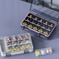 AOOOWER 30 Day Pills Organizers Double Layer Medicine Box Portable ...