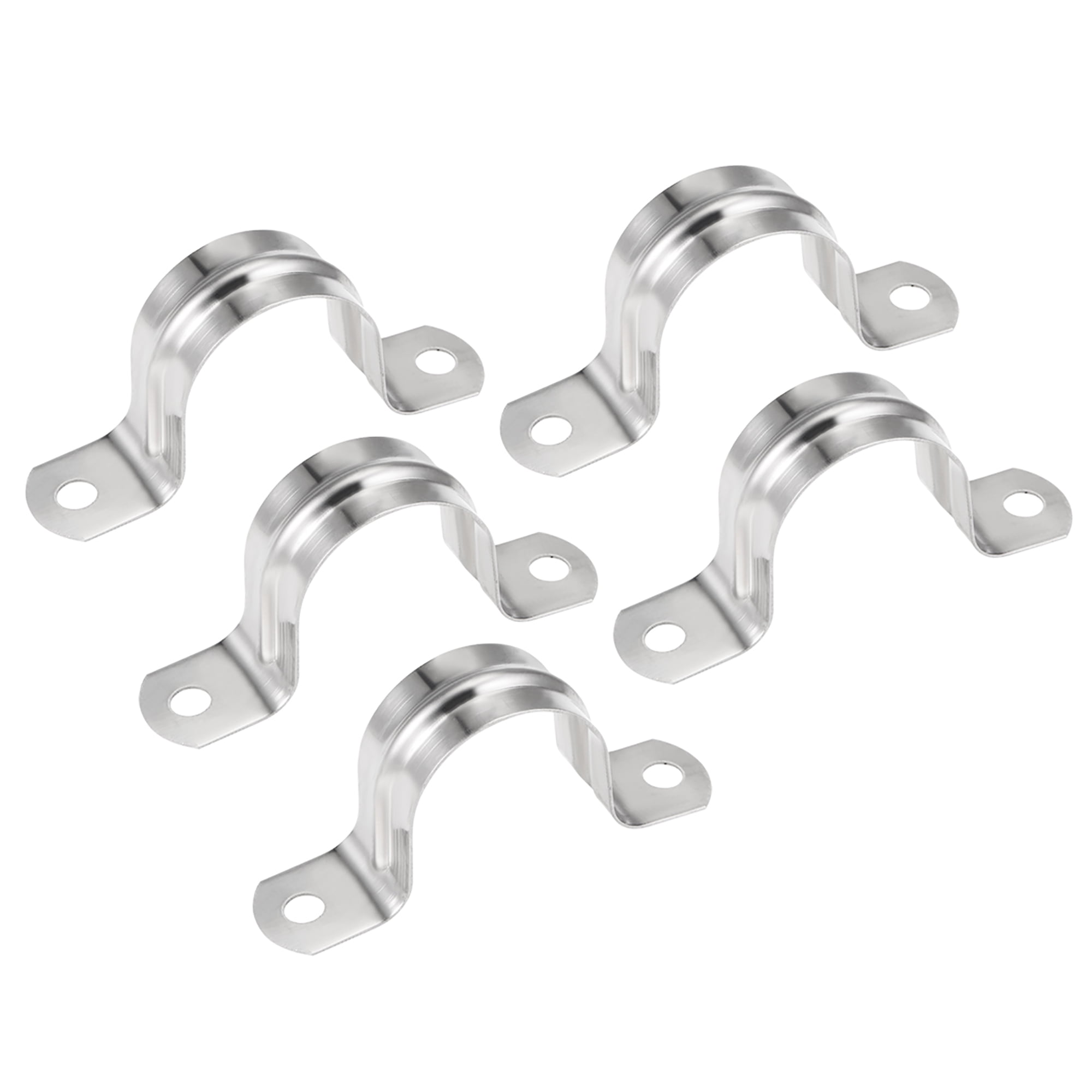 Uxcell M32 U Shaped Conduit Clamp Saddle Strap Tube Pipe Clip Stainless ...